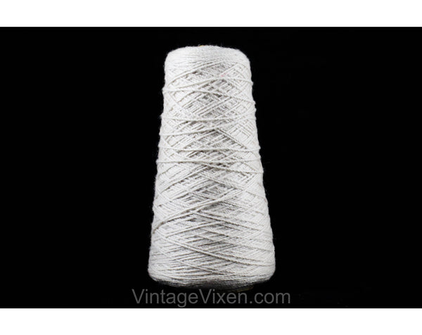 Natural Ecru Yarn with Woolly Texture - Over 1 Lb Cone - Oatmeal Pale ...